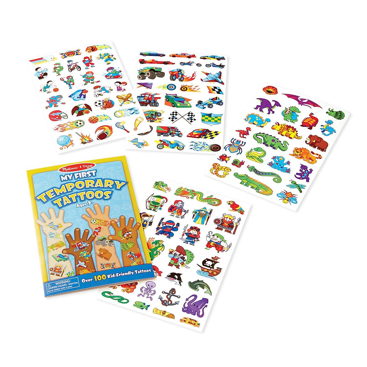 Melissa & Doug My First Temporary Tattoos - Blue