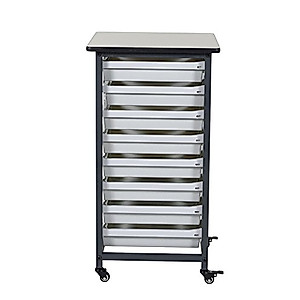LUXOR MBS-SR-8S Mobile Bin System - Single Row