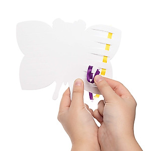 Baker Ross AT534 Fairy Weaving Kits - Pack of 6, Introductory Sewing for Beginners and for Kids Arts and Crafts Projects