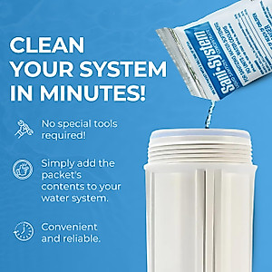 IPW Industries Inc | Sani System (SS24N) Liquid Cleaner for RO System, Coolers & Water Softener | Best Reverse Osmosis System Cleaner for Whole House Water Softener/Water Treatment for Drinking Water