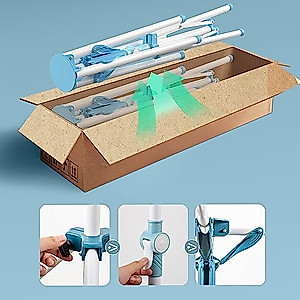 SunEegral Tripod Clothes Drying Rack-Height Adjustable Laundry Rack,Portable & Foldable Laundry Room Organization for Quilt Towel Clothing, Space Saving Design,Indoor/Outdoor,20 Hooks