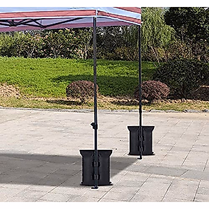 renlog Sand Canopy Weight Bags, 120 LBS Gazebo Tent Weights Sand Bags, 4 Pack (Without Sand)