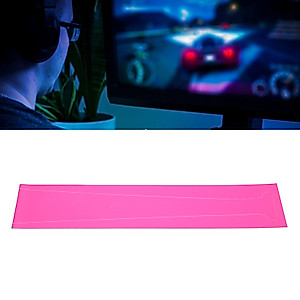 for PS5 Console Middle Skin, Integral for PS5 Digital Edition Host Middle Strip Sticker, Console Center Part Protection Decal Strip Film, Durable Scratch Resistant (Pink)
