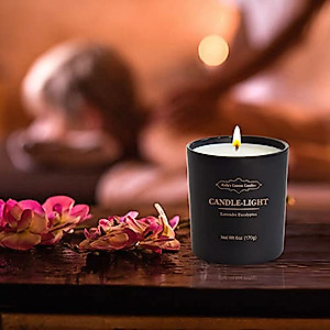 Scented Candles for Men,Misty Forest Strong Scented Candles for Men,Home Scented Candle,6 oz Fall Soy Candles,Christmas Birthday Gifts for Men with Matte Black Gift Box.