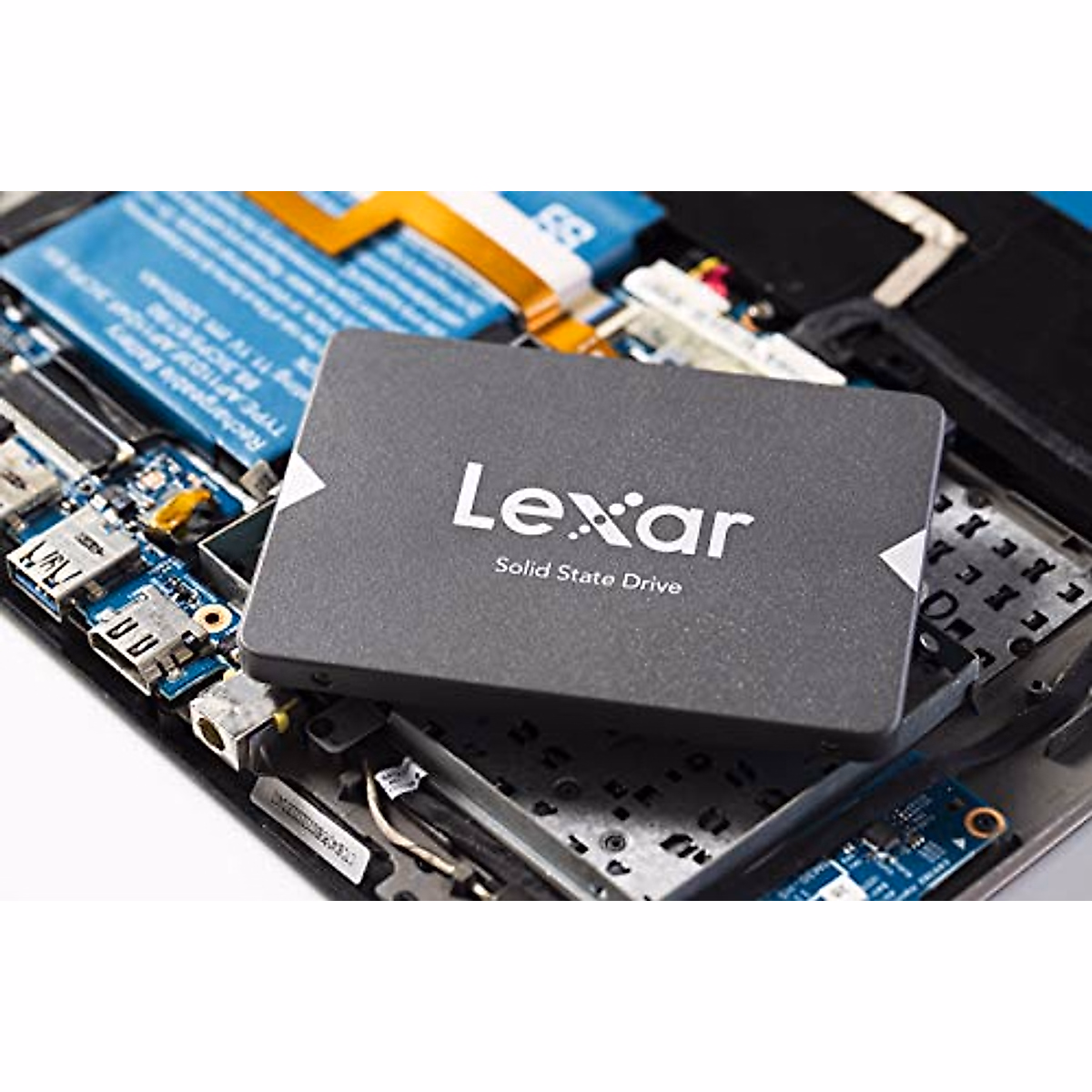 Lexar NS100 512GB 2.5” SATA III Internal SSD, Solid State Drive, Up to 550MB/s Read (LNS100-512RBNA)