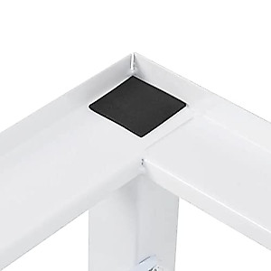 vidaXL Washing and Drying Machine Pedestal with Pull-out Shelves White