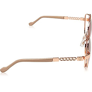 Jessica Simpson Women's J5512 Oversized Metal Square Sunglasses with UV400 Protection - Glamorous Sunglasses for Women, 61mm