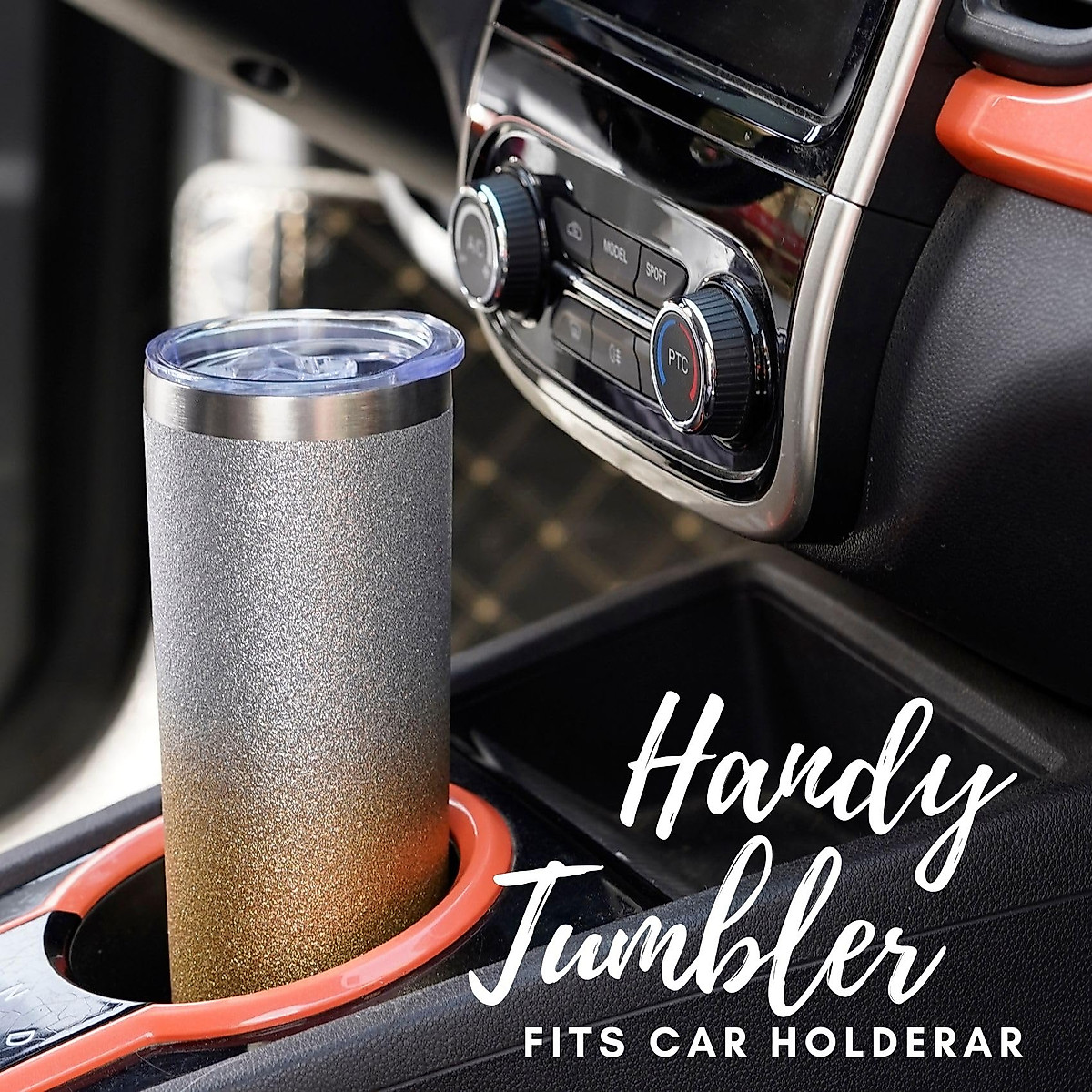 Onebttl Trumpet Gifts for Women, Grils, Trumpet Travel Mug for Music Lover, Trumpet Lovers, Glittering 20oz Stainless Steel Tumbler