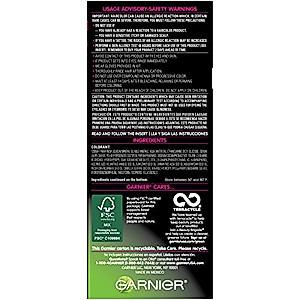 Garnier Olia Ammonia-Free Brilliant Color Oil-Rich Permanent Hair Color, 4.11 Dark Platinum Brown (Pack of 1) Brown Hair Dye (Packaging May Vary)