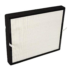 Nispira True HEPA Activated Carbon Air Filter Replacement Set Compatible with breathe Air Purifier A350 A375. Compared to Part BF25A 1 Pack
