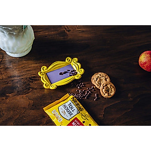 Ukonic Friends TV Show Ceramic Trinket Tray | Authentic Replica Of Monica Geller's Picture Frame Peephole | Decor Accent And Storage Dish For Jewelry, Accessories, Keys, Small Valuables | 4 x 6 Inches