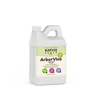 Native Earth ArborVive Fertilizer, 5-4-2, Tree Food, Shrub Fertilizer, Tree Enhancement, 64oz
