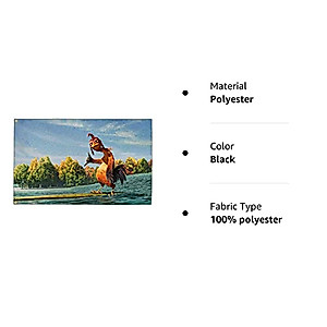 BDHTYU Chicken Flag 3x5 Ft Funny Flags for College Dorm Room Guys Double Sided Meme Flags Man Cave Bedroom Wall Art Decor Banner Gifts