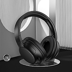 Wireless Over The Ear Bluetooth Headphones 5.3 Active Noise Cancelling Headphones, Foldable Deep Bass HiFi Stereo Wireless Headsets with Mic Lightweight Memory Foam Soft Earmuff