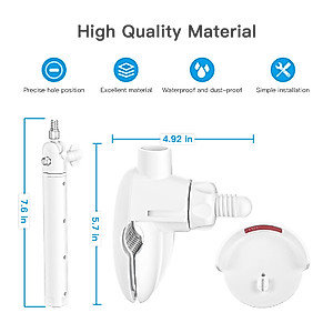 OkeMeeo Adjustable Baby Monitor Crib Mount for eufy Spaceview Baby Monitor E110, Spaceview Pro Baby Monitor E210, Spaceview S, Baby Monitor 2 and Vtech VM901