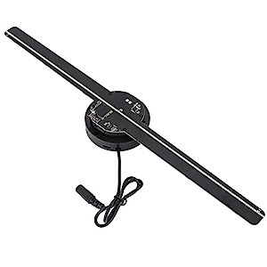 3D Hologram Fan, 3D Holographic Advertising Machine, 3D Hologram Fan Display Projector, 224 LED Light Beads for Business Store Shop Bar Supermarkets(#1)