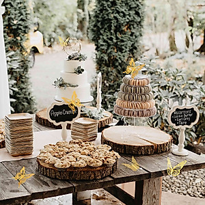 DIYASY Butterfly Wall Décor,36 Pcs Gold 3D Butterfly Stickers Decals for Room,Bedroom,Wedding and Nursery Decoration