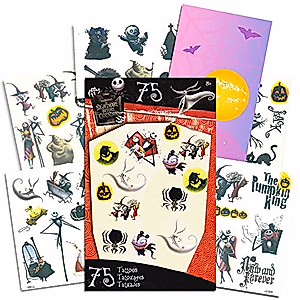 Nightmare Before Christmas Tattoos - 75 Temporary Tattoos ~ Jack Skellington, Sally, Oogie Boogie, and More!