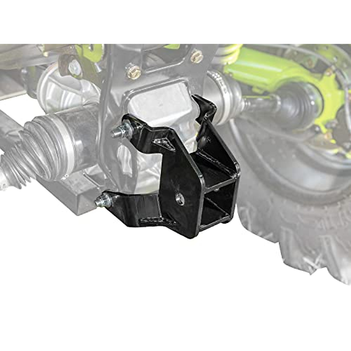 SuperATV Rear Receiver Hitch for Can-Am Outlander (See Fitment) | Made of 1/4" Heavy-Duty Steel | Fits Standard 2" Attachments | 1,650 LB. Max Towing Capacity (May Exceed ATV's max) | Powder Coated