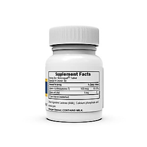 Superior Source Vitamin K2 MK-7 (Menaquinone-7), 100 mcg, Quick Dissolve Sublingual Tablets, 60 Count, Healthy Bones and Arteries, Immune & Cardiovascular Support, Assists Protein Synthesis, Non-GMO