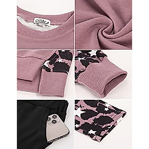 Danna Belle Kids Long Sleeve T-Shirt and Pants Set Top Leggings Outfits for Girls 8-10 Years