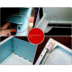 5 Drawers Mobile Storage Cabinet File Cabinet,Small Rolling Vertical File Cabinet,Vertical Filling Cabinet on Wheels,Metal Mobile File Cabinet with Lock Casters, Under Desk Metal Locker Cabinet, Red