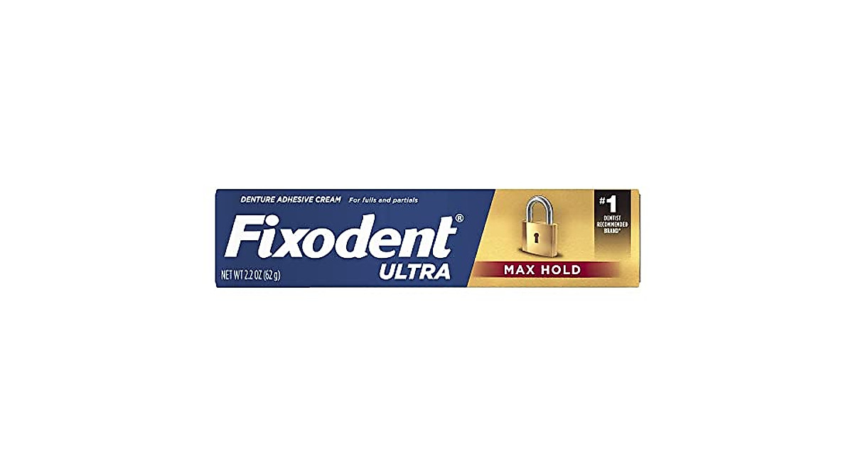 Fixodent Ultra Max Hold Denture Adhesive - All-Day Hold