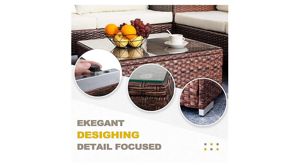 Outdoor Coffee Table – Durable & Stylish Rattan Design