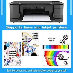 Tinlade Printable Business Cards Bulk Blank Business Cards Paper Compatible with Laser and Inkjet Printer Perforated Cardstock Design Your Own Personalized Business Cards, 3.5 x 2 Inch (3000 Pcs)