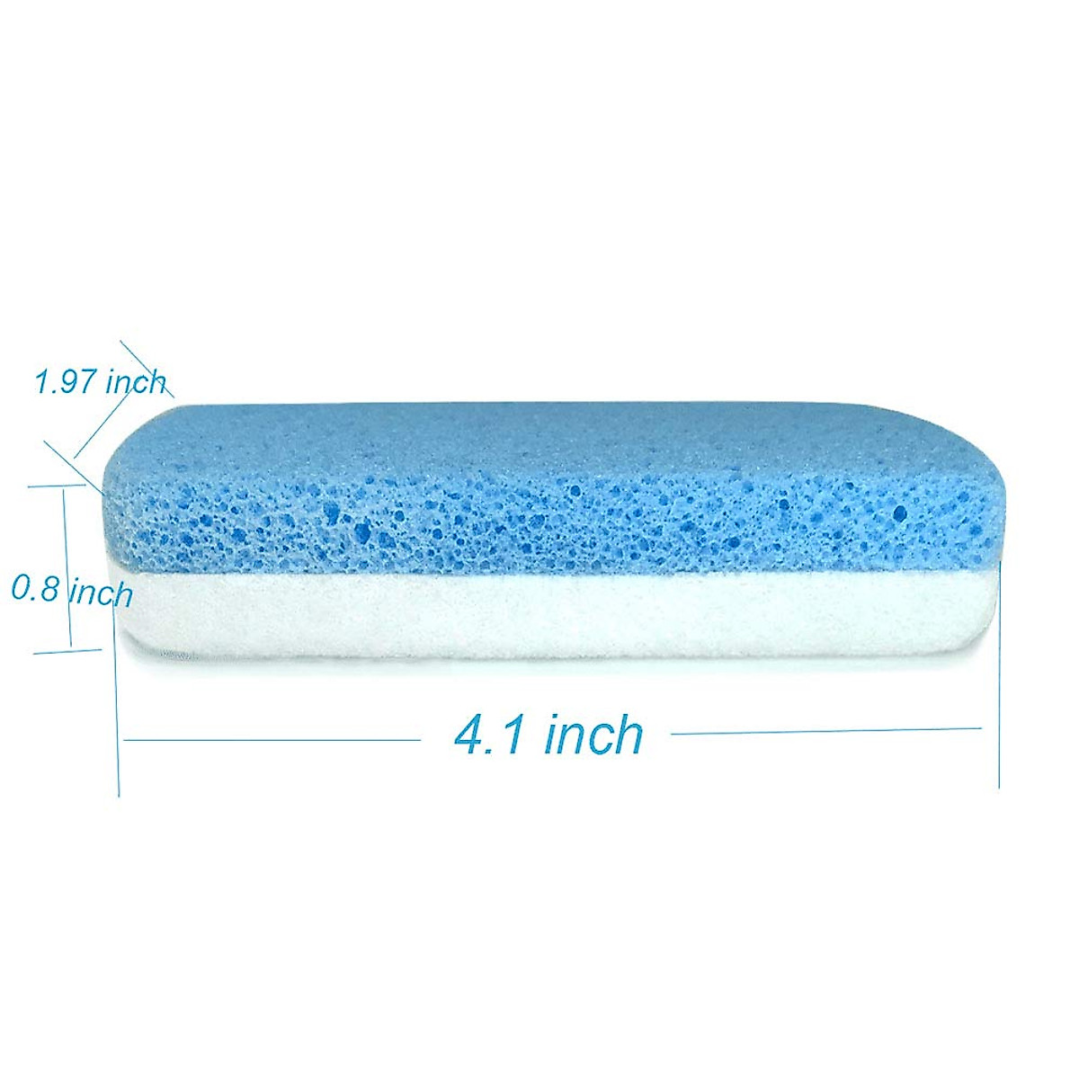 Maryton Glass Pumice Stone for Feet, Callus Remover and Foot Scrubber & Pedicure Exfoliator Tool Pack of 2