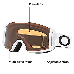 Oakley Line Miner XS Matte White Prizm Persimmon