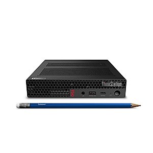 Lenovo ThinkStation P340 30DF001CUS Workstation - 1 x Intel Hexa-core (6 Core) i5-10500 3.10 GHz - 16 GB DDR4 SDRAM RAM - 512 GB SSD - Tiny - Raven Black - Windows 10 Pro 64-bit - English (US) Keyboar