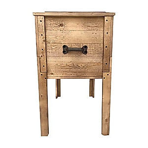 BACKYARD EXPRESSIONS PATIO · HOME · GARDEN 914909-C Patio Cooler, 57 Quart, Brown and Desaturated Red