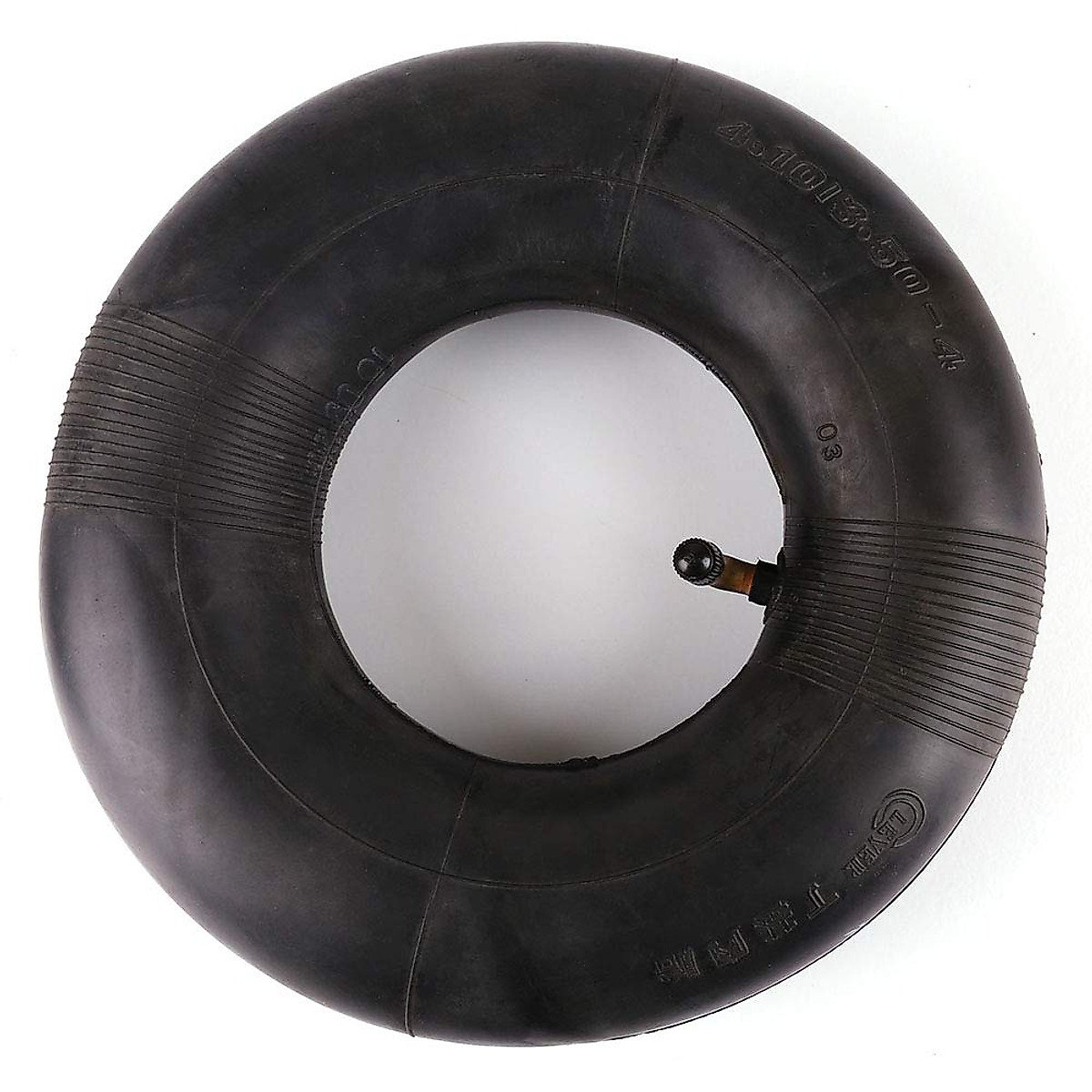 4.10/3.50-4" Inner Tube for Hand Truck, Dolly, Hand Cart, Utility Wagon, Snow Blower, Lawn Mower, Wheelbarrow, Generator and More, With TR-87 Bent Valve Stem, Heavy Duty 410/350-4 Replacement Tube