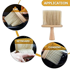 Sewroro Auto Interior Dust Brush Soft Car Detail Brushes Mini Duster for Car Air Vent 2pcs for Car Dashboard Air Conditioner Vents Slit Brush