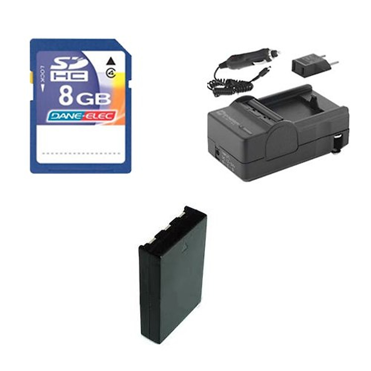 Synergy Digital Accessory Kit, Compatible with Canon PowerShot ELPH 115 is Digital Camera Accessory Kit Includes: SDNB11L Battery, SDM-1555 Charger, 8GB Memory Card