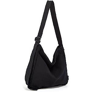 Large Hobo Bag for Women Canvas Tote Bag Shoulder Bag Fashion Hobo Bag Women Men Messenger Bag for School Work