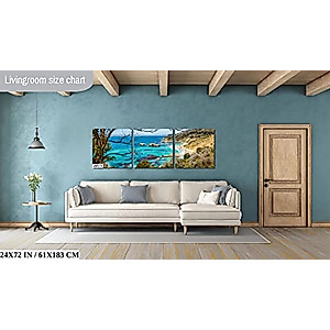 Big Sur Ocean Seascape Photo Wall Art Decor (Paper Print, 8x10 inches)