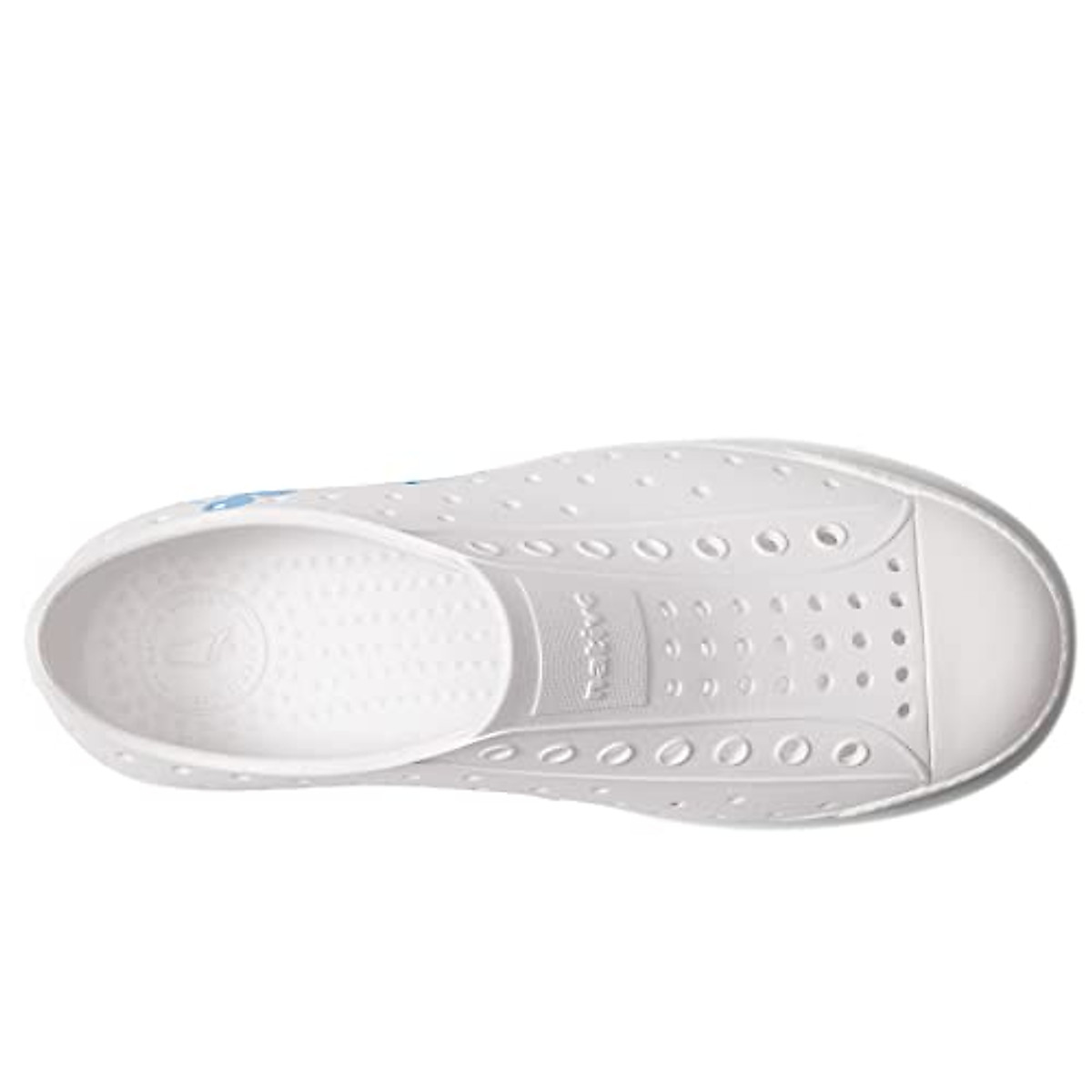 Native Shoes Kids Jefferson Print Sneakers for Little Kids - Free Friendly Step, Eva Upper, and Let Feet Breathe Shell White/Shell White/Positive Mickey 11 Little Kid M