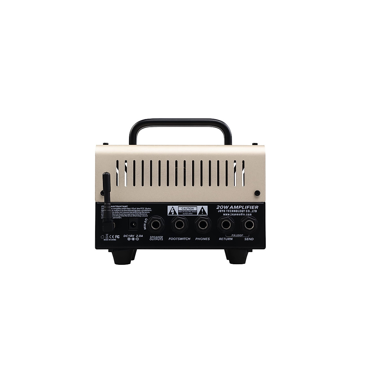 JOYO Meteor II BanTamp XL Series Mini Amp Head 20 Watt Preamp 2 Channel Hybrid Tube Guitar Amplifier with Bluetooth for Electric Guitar