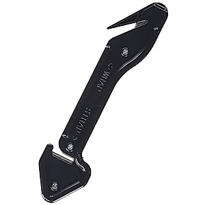 Dr. Shrink DS-008 Wrap and Strap Knife, BLACK