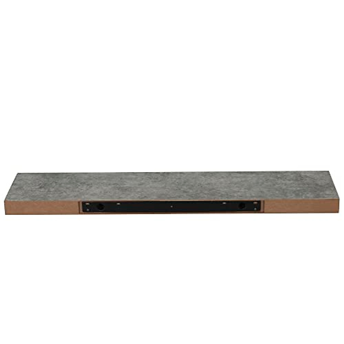 Household Essentials Floating Wall Shelf, Slate Grey