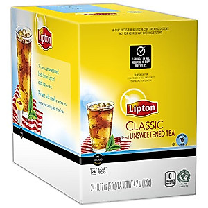 Lipton K-Cups, Classic Unsweetened Iced Tea 24 ct