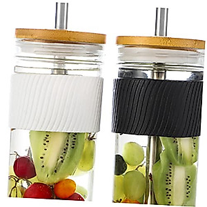 LIGHTAOTAO 3Pcs wooden lid bamboo sealing lids drinking jars lids beer can lids bamboo mason jar lids glass jars lids wide mouth glass jars bottle lid with hole glass bottle drinks Silica gel