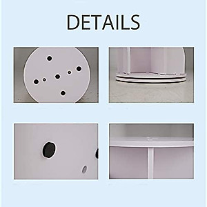 NAIYUFA Rotating Bookshelf 360 Display Floor Standing Bookcase Storage Rack for Kids&Adults Multi-Functional Bookshelf Organizer