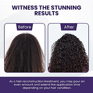 AtOne with Nature Reconstructor Conditioner - Restore and Strengthen Hair with Rosemary Extracts, Shea Butter, and Argan Oil - 8 Fl. Oz