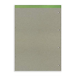 Silvine Everyday Refill Pad Recycled Wirebound Ruled Margin 160pp 70gsm A4 Ref RE4FM [Pack of 6]