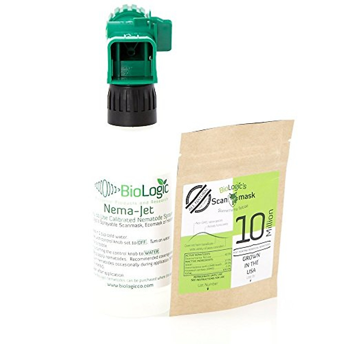 BioLogic's Scanmask Beneficial Nematodes, Steinernema feltiae Sf Nematodes for Natural Insect Pest Control (10 Million)
