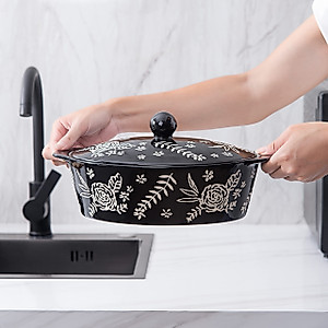 Wisenvoy Casserole Dish With Lid Casserole Dish Casserole Dishes For Oven Baking Dishes For Oven Ceramic Baking Dish