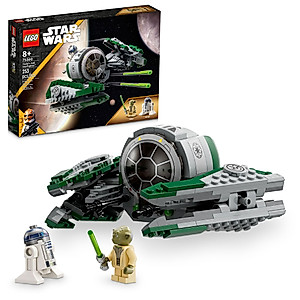 LEGO Star Wars: The Clone Wars Yoda’s Jedi Starfighter 75360 Star Wars Collectible for Kids Featuring Master Yoda Figure with Lightsaber Toy, Birthday Gift for 8 Year Olds or any Fan of The Clone Wars